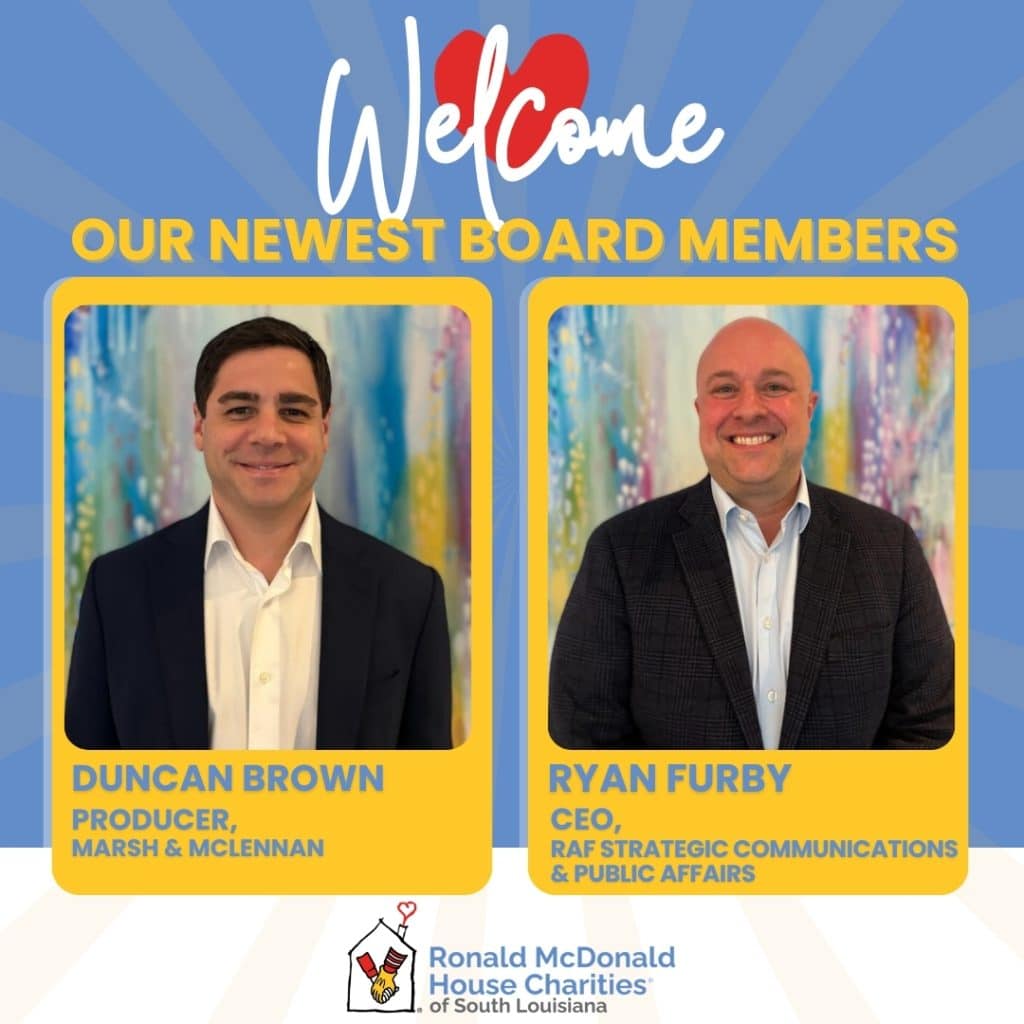 Please help us welcome Duncan Brown & Ryan Furby to our Board! - RMHC ...